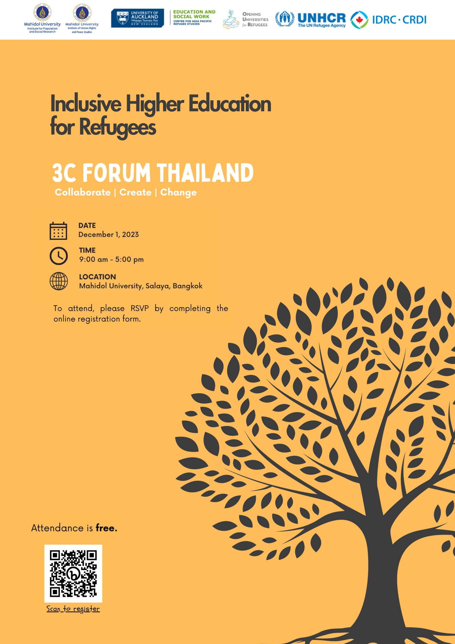 7th 3C Forum: Inclusive Higher Education for Refugees – The Knowledge ...